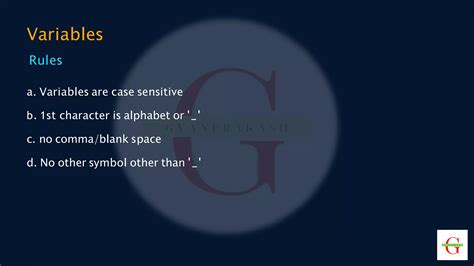 Chapter 1 Variables Data Types Inputoutput Pptx
