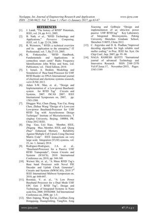 FPGA Based Decimal Matrix Code For Passive RFID Tag PDF