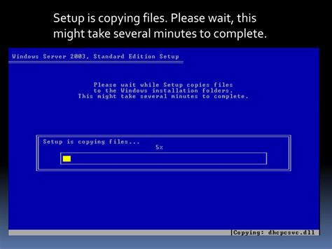 PPT Setup Windows Server PowerPoint Presentation Free Download ID