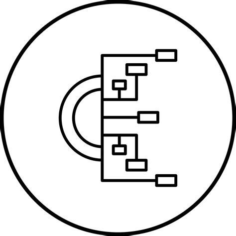 Flowchart Vector Icon 20683670 Vector Art At Vecteezy