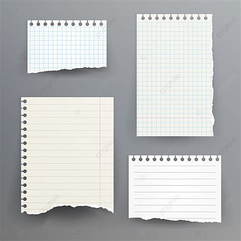 Torn Paper Edge Vector Design Images Notebook Papers With Torn Edge
