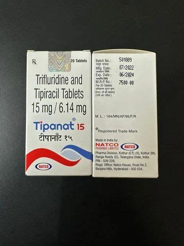 Trifluridine And Tipiracil Hydrochloride At 7500 Box Trifluridine Tipiracil Tablet In