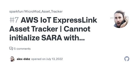 AWS IoT ExpressLink Asset Tracker Cannot Initialize SARA With