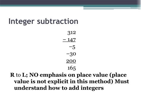 Ppt Subtraction Using Manipulatives And Algorithms For Whole Number