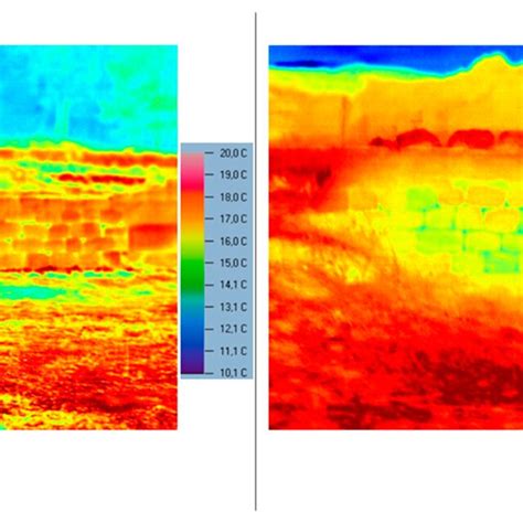 Examples Of Thermographic Images Acquired During The Inspection Of The Download Scientific