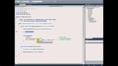 asp net mvc part 4 routing youtube