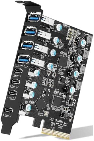 Amazon Com StarTech Com 4 Port USB PCIe Card 10Gbps USB 3 1 3 2 Gen 2 Type A PCI Express