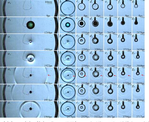 Figure 1 From Collapsing Behavior Of Spark Induced Cavitation Bubble In