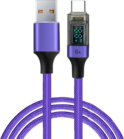 Jp Usb A To Usb C 充電ケーブル Led インジケータ付き 高速充電 480mbps データ同期ケーブル