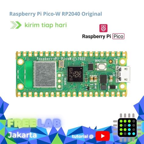 Jual Raspberry Pi Pico W PicoW RP WIFI ARM Board MicroPython PICO W Ori Jakarta Pusat