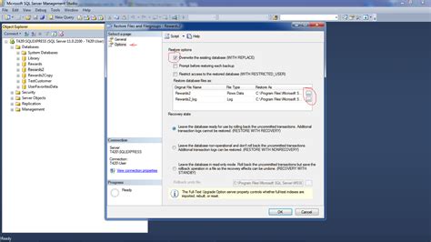 Copy A Database Within Sql Server Express Stack Overflow