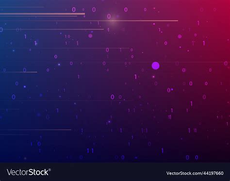 Abstract Virtual Digital Stream Royalty Free Vector Image