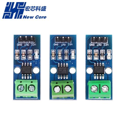Hall Current Sensor Module Acs712 Module 5a 20a 30a Hall Current Sensor Module For Arduino