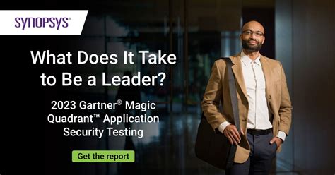 Peerspot On Linkedin Synopsys 2023 Gartner Magic Quadrant For Application Security Testing
