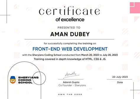 Aman Dubey On Linkedin Frontenddev Certified Html Css Javascript Frontenddeveloper Gsap