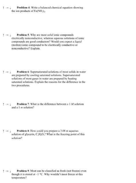 Solved Write A Balanced Chemical Equation Showing The Ion