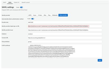 Prisma Cloud Self Hosted Sso Config