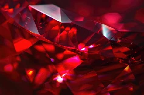 Premium Photo The Deep Red Of A Ruby Sparking Passion