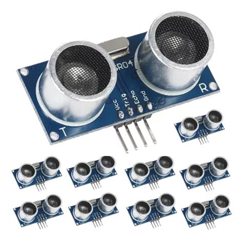 10x Módulo Sensor De Distância Ultrassônico Hc Sr04 Arduino R 115 Em