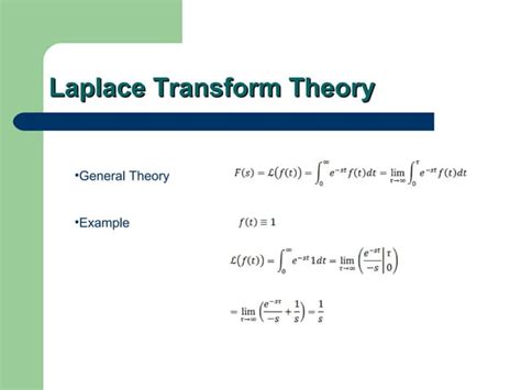Presentation On Laplace Transforms Ppt Physics Science