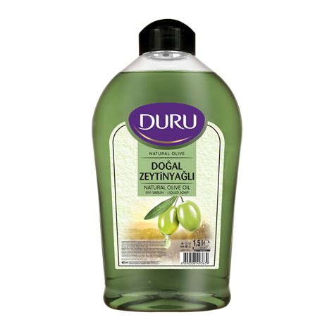 Duru Sıvı Sabun Zeytinyağlı 1500 Ml Duru El Sabunu Duru Sıvı El Sabunu