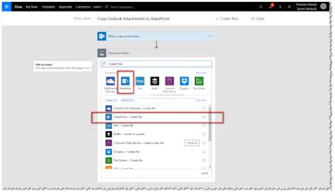 How To Copy Email Attachments To Sharepoint Document Library Using Microsoft Flows
