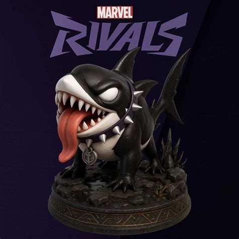 🦈 Marvel Rivals Jeff Venom Shark・ Stl File For 3d Printing・cults