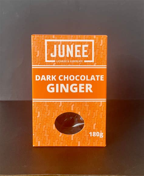 Dark Chocolate Ginger Junee Licorice And Chocolate