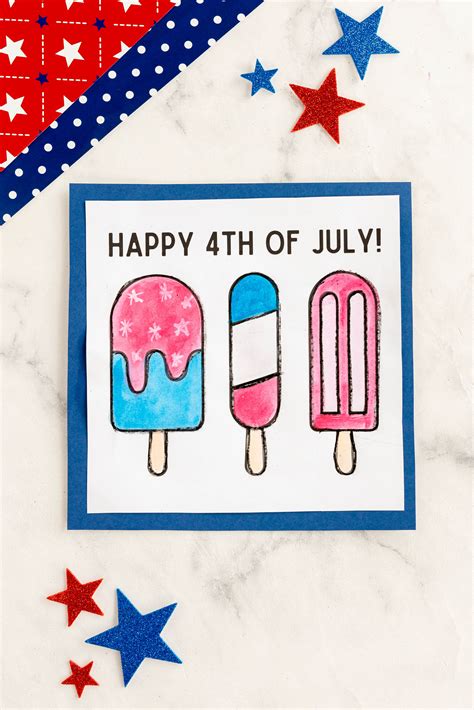 Fourth Of July Watercolor Made To Be A Momma