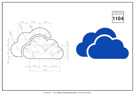 D CAD EXERCISES Autocad Drawing Geometric Drawing Interesting