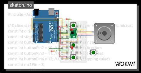 Stepper Controller Wokwi Esp32 Stm32 Arduino Simulator