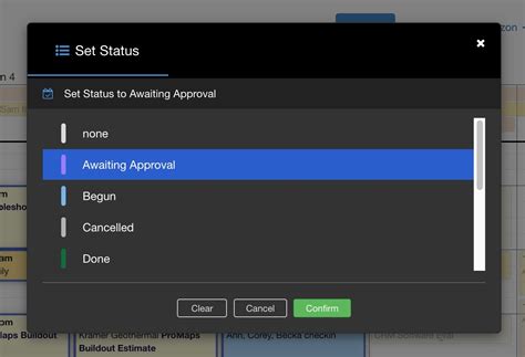 Update Resources And Statuses For Multiple Events Dayback