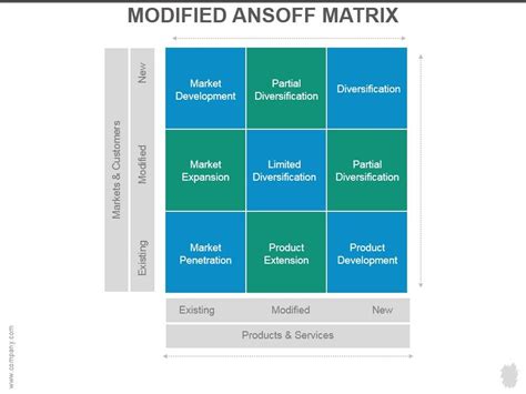 Modified Ansoff Matrix Ppt PowerPoint Presentation Example File