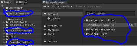 my packages installed through git disappeared from package manager