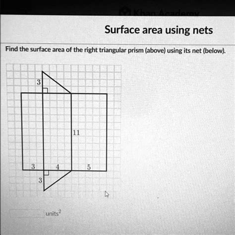 Solved I Need Help 6th Grade Math Surface Area Surface Area Using Nets Find The Surface Area