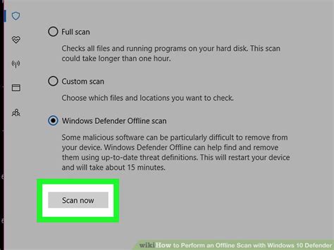 How To Perform An Offline Scan With Windows 10 Defender 12 Steps