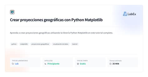 Python Matplotlib Tutorial De Proyecciones Geográficas Labex