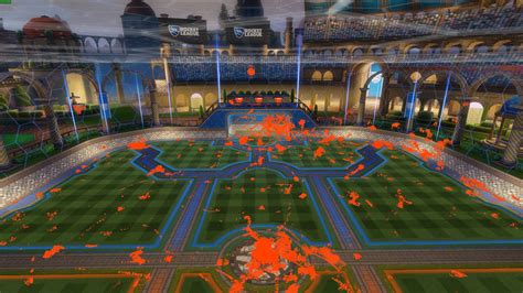 rocket league controller heatmap [oc] r dataisbeautiful