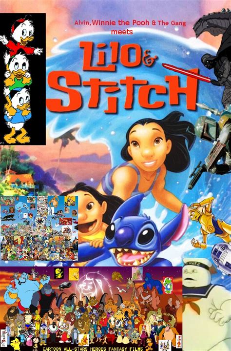 Alvin Winnie The Pooh And The Gang Meets Lilo And Stitch Chipmunks