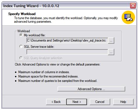 sql server 2008 profiler and tuning wizard