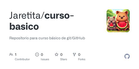 GitHub Jaretita curso basico Repositorio para curso básico de git GitHub
