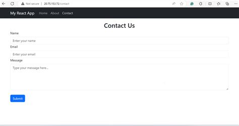 Reactjs How Do I Serve A React Js Vite App Hosted On An Azure Container Instance Over A Custom
