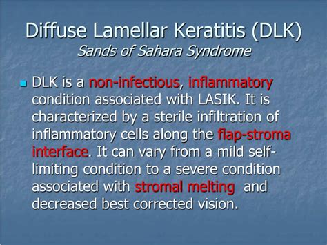 Ppt Diffuse Lamellar Keratitis Powerpoint Presentation Free Download Id 3398386