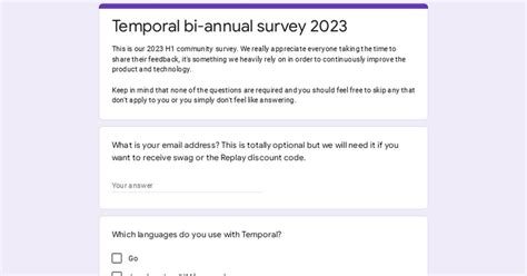 Temporal Technologies On Linkedin Temporal Bi Annual Survey 2023