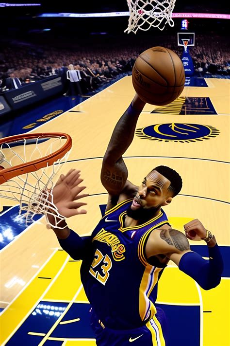 Lexica Lebron James Dunking On Stephen Curry