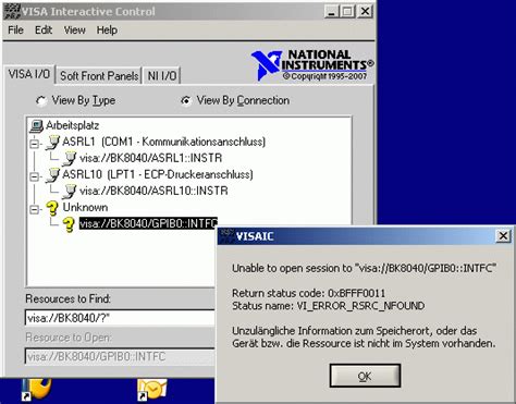Visa E2050a Not Accessible From Remote Pc Ni Community