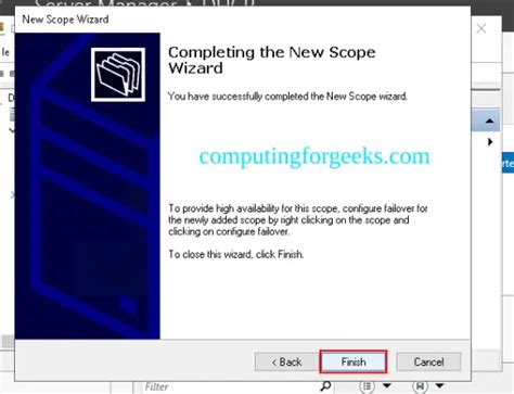 Configure Dhcp Server On Windows Server 2022 Computingforgeeks