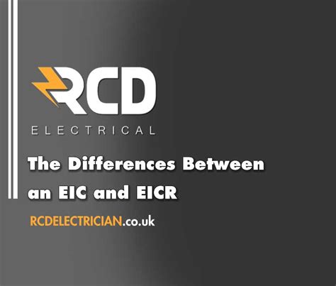 The Differences Between An Eic And Eicr