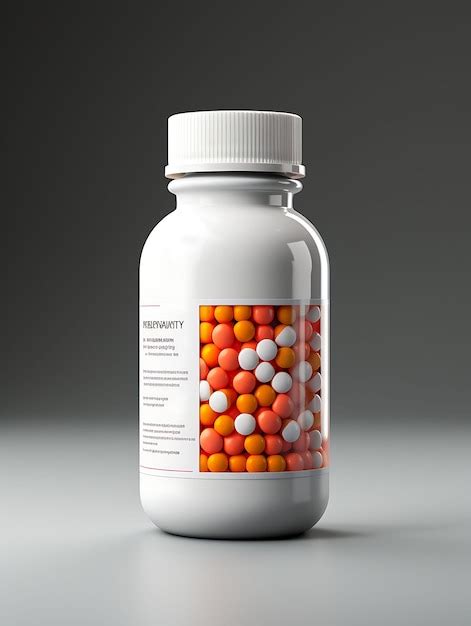 Premium Photo Collection Of Pill Bottle Pill Shape Plastic Material