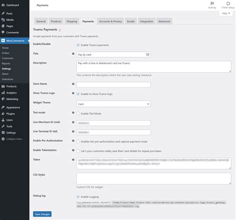 Woocommerce Payment Plugin Truevo Developer Documentation